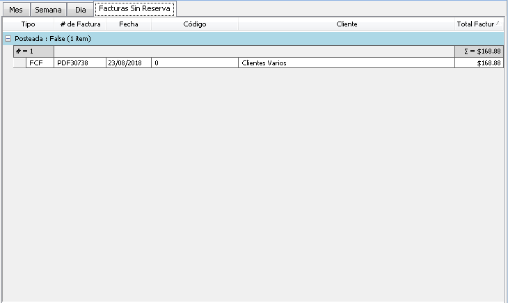 Reservaciones. - Brilo ERP Docs